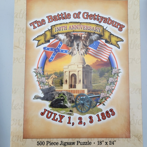 Games | The Battle Of Gettysburg 15th Anniversary Jigsaw Puzzle | Poshmark